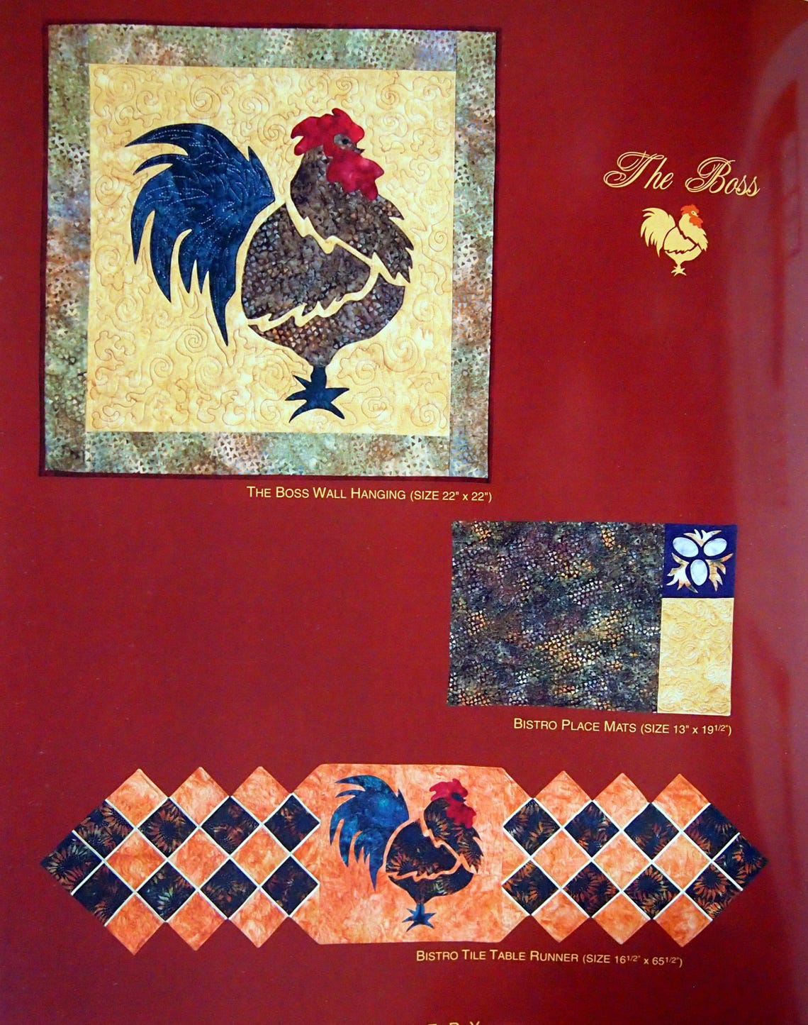 Le Chef by Letitia Hutchings and Mount Redoubt Designs Vintage Applique ...