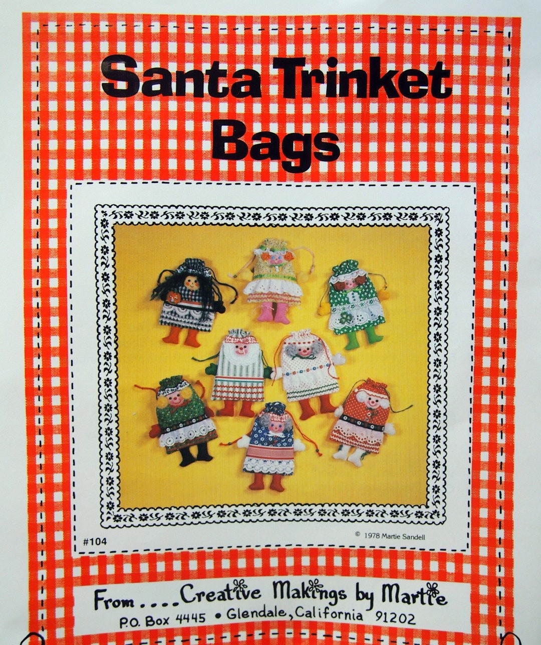 Santa Trinket Bags From... Creative Makings by Martie by Martie Sandell ...