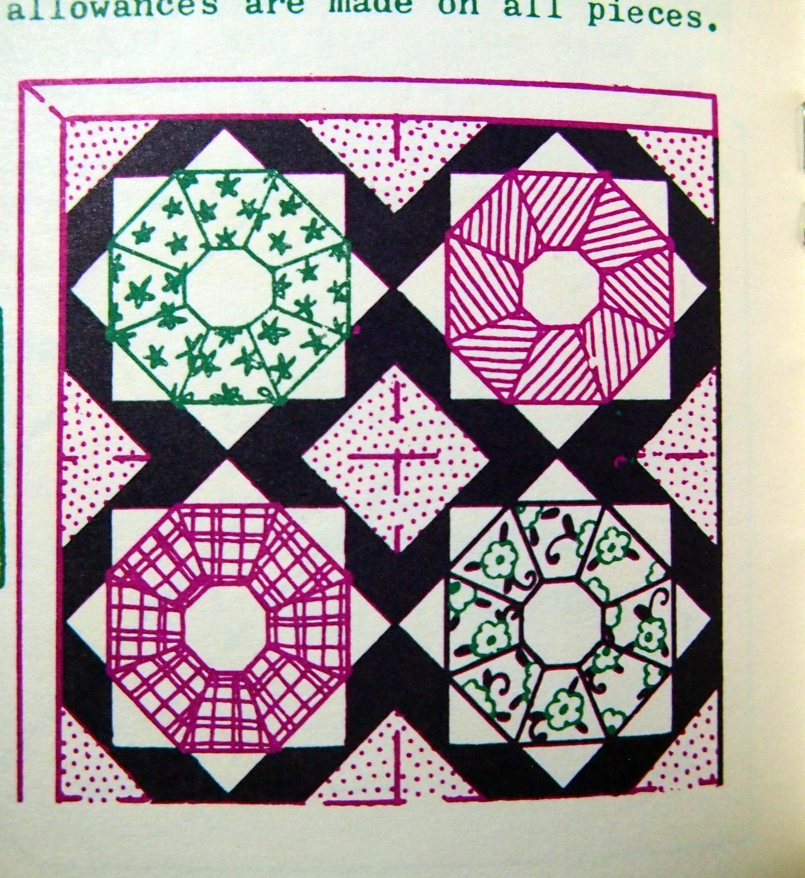 Quilts - Modern - Colonial - Patterns for Cutting Guides With Complete ...