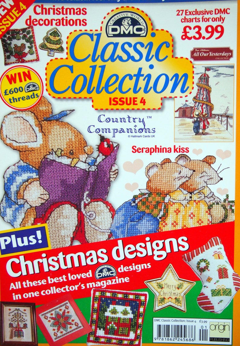 DMC Classic Collection Issue 4 British Cross Stitch Pattern | Etsy