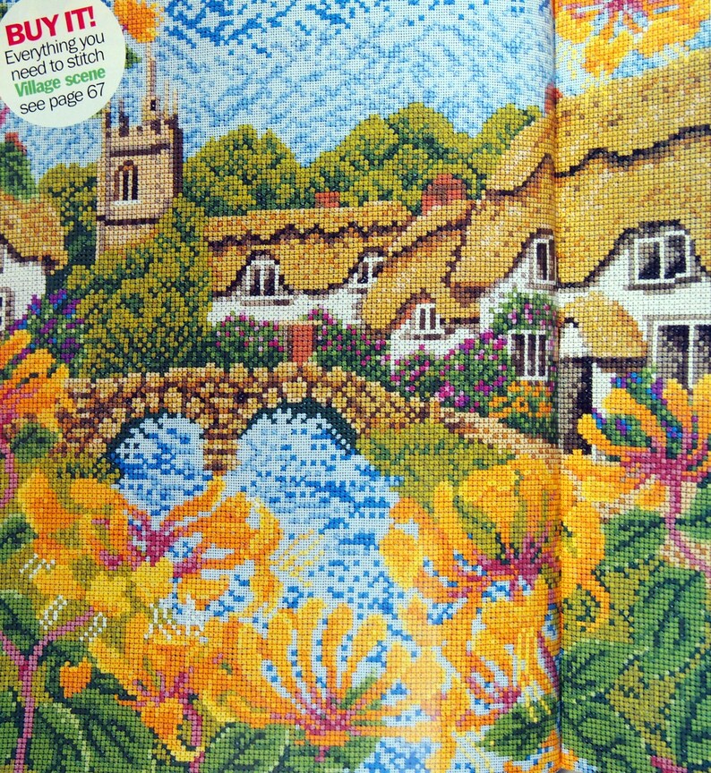 Cross Stitcher British Cross Stitch Pattern Magazine January - Etsy