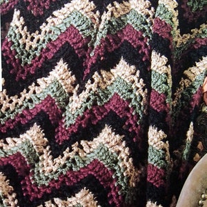 Royal Ripples 7 Afghans by Tammy Kreimeyer Vintage Crochet Pattern ...