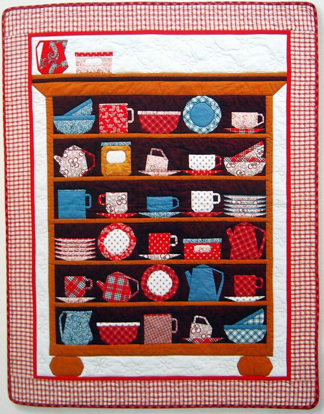 Cups and Saucers Paper-pieced Kitchen Designs by Maaike Bakker Vintage ...