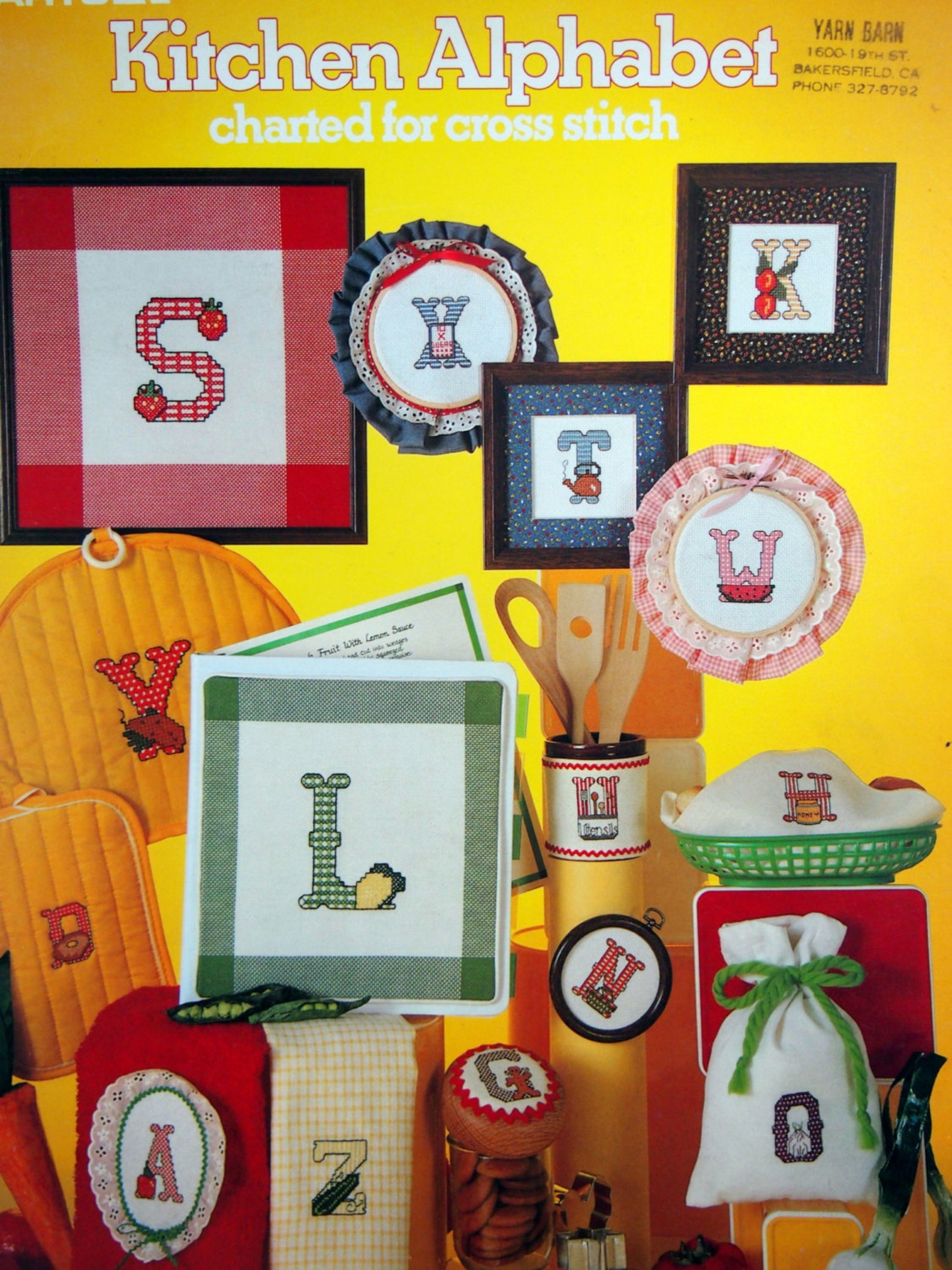 Kitchen Alphabet by Rachel Crissinger Vintage Cross Stitch - Etsy