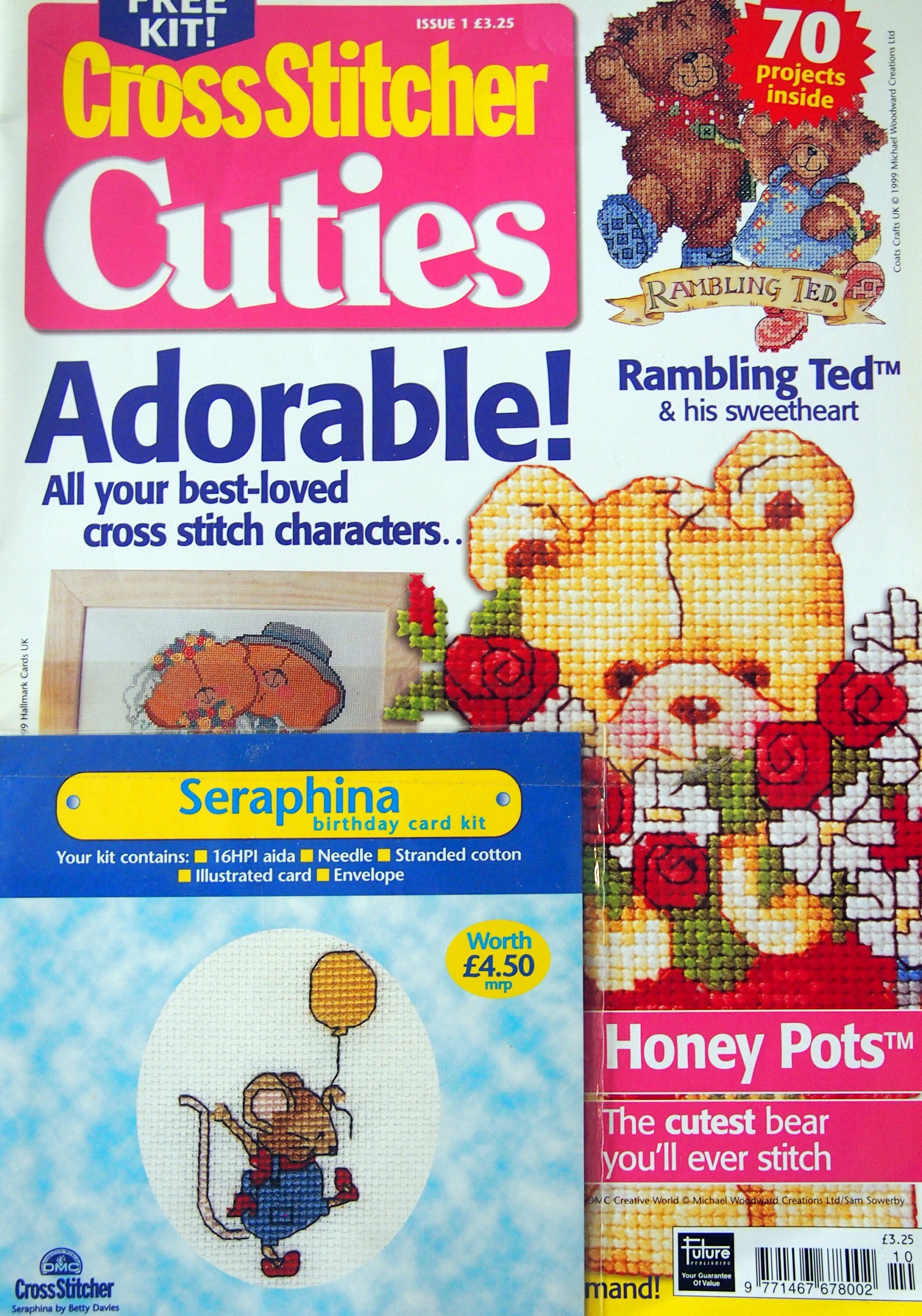 Cross Stitcher Cuties Issue 1 Vintage British Cross Stitch Pattern ...