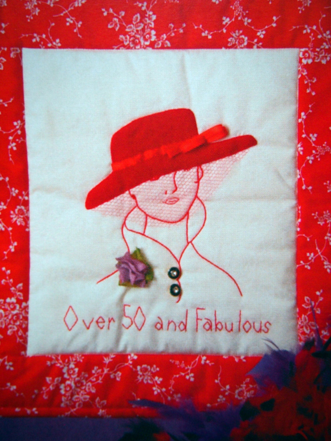 Red Hats Quilts Accessories & More By Judith Lester Betsy | Etsy