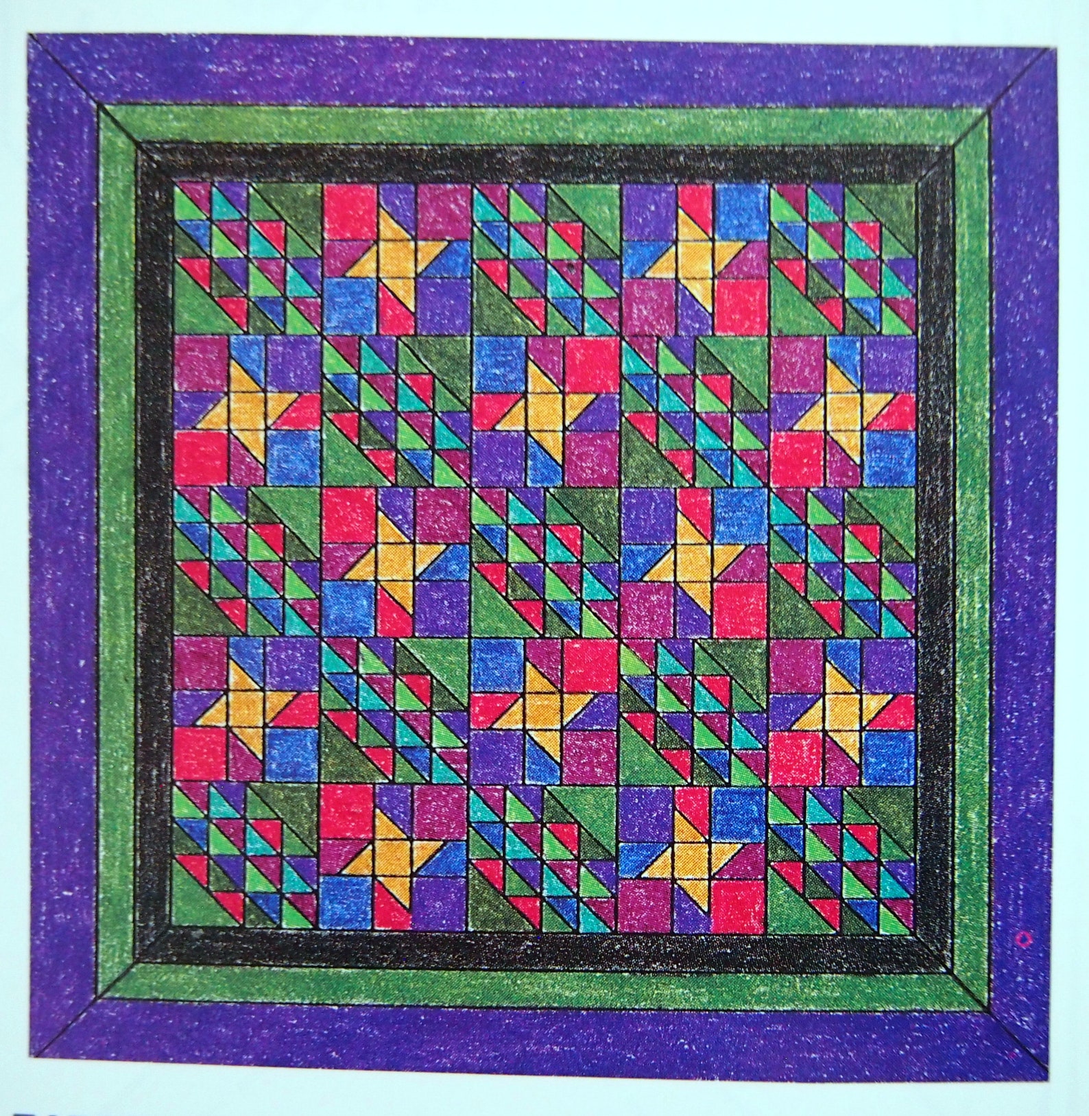 Hovering Hawks with Template by Spinning Spools Vintage - Etsy