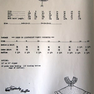 Kentucky Ruffles 636 Sizes 6, 8, 10, 12 Vintage Uncut Sewing Pattern ...