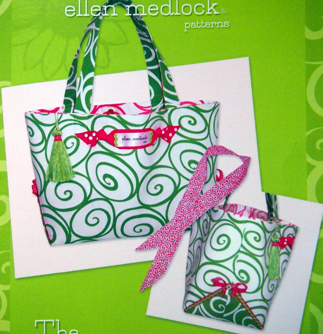 The Out 'N About Tote by Ellen Medlock Patterns Sewing Pattern Packet ...