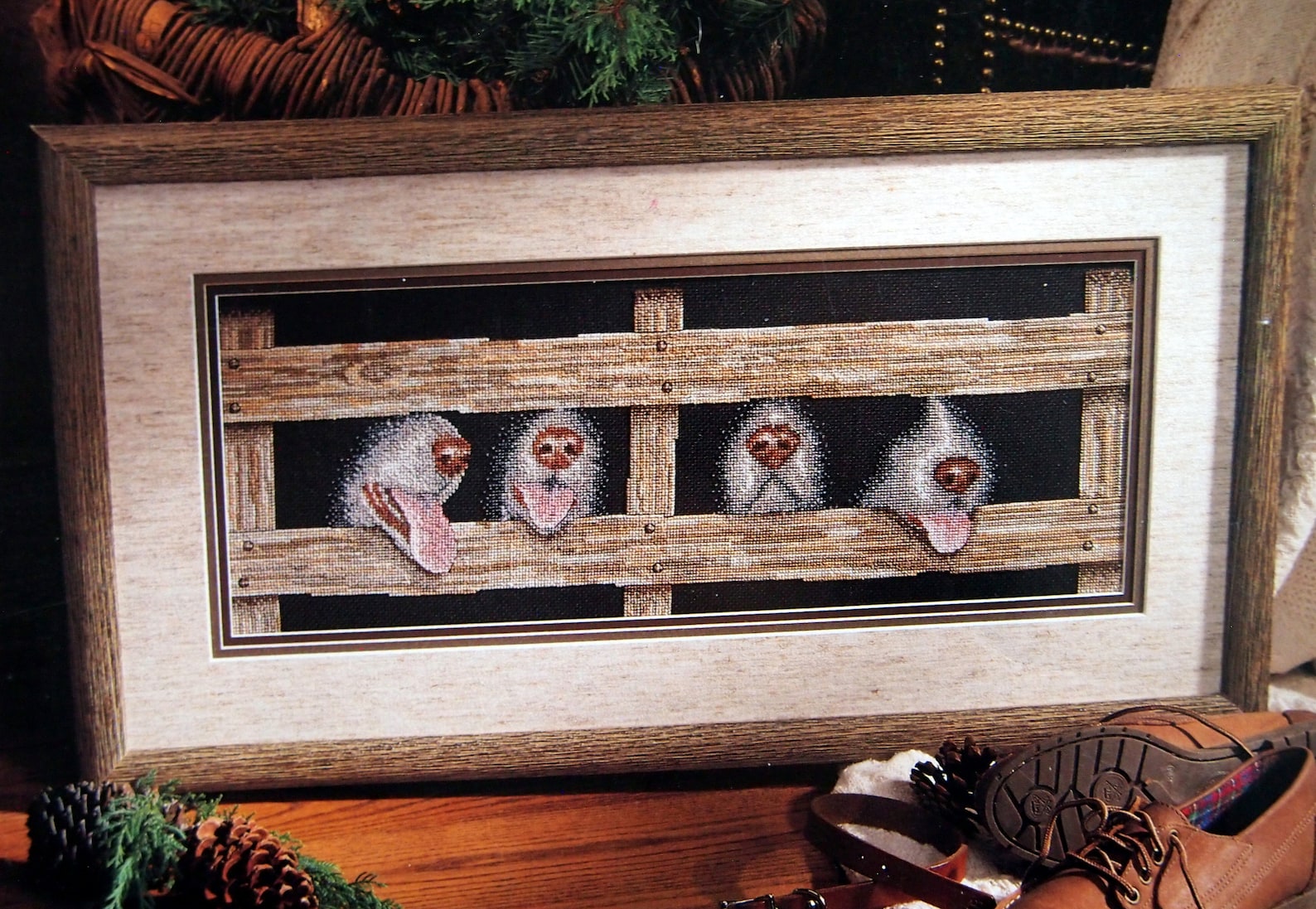 Pointers by Larry Martin Vintage Cross Stitch Pattern Leaflet 1991 - Etsy