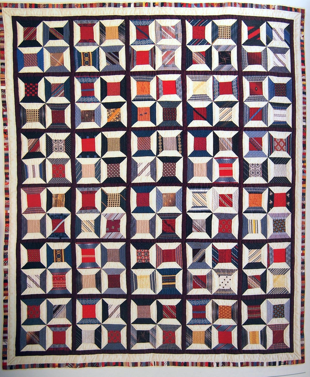 Threads & Ties That Bind - Exquisite Quilts From Tie Fabrics by Jean ...