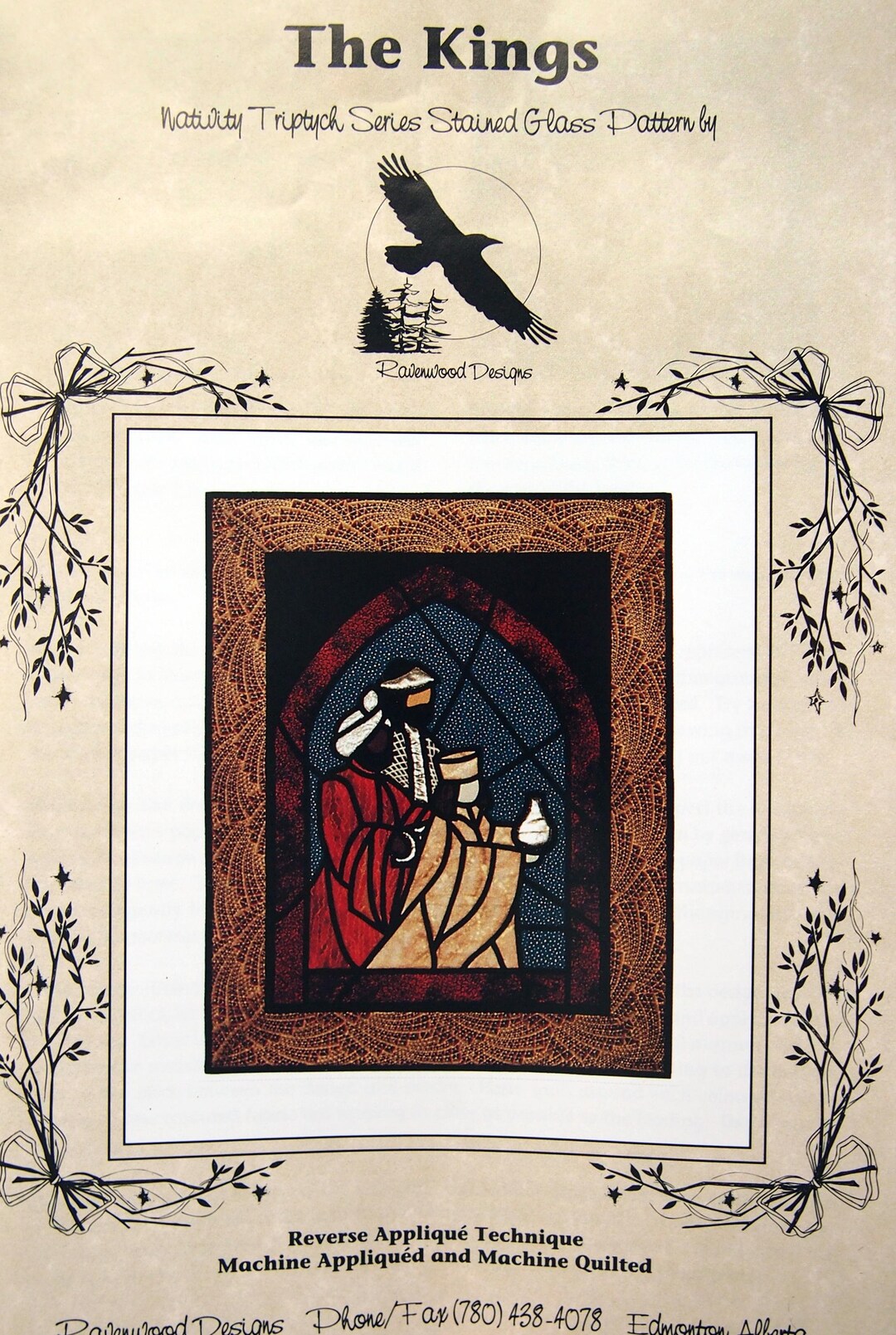 The Kings - Nativity Triptych Series Stained Glass Pattern by Ravenwood ...