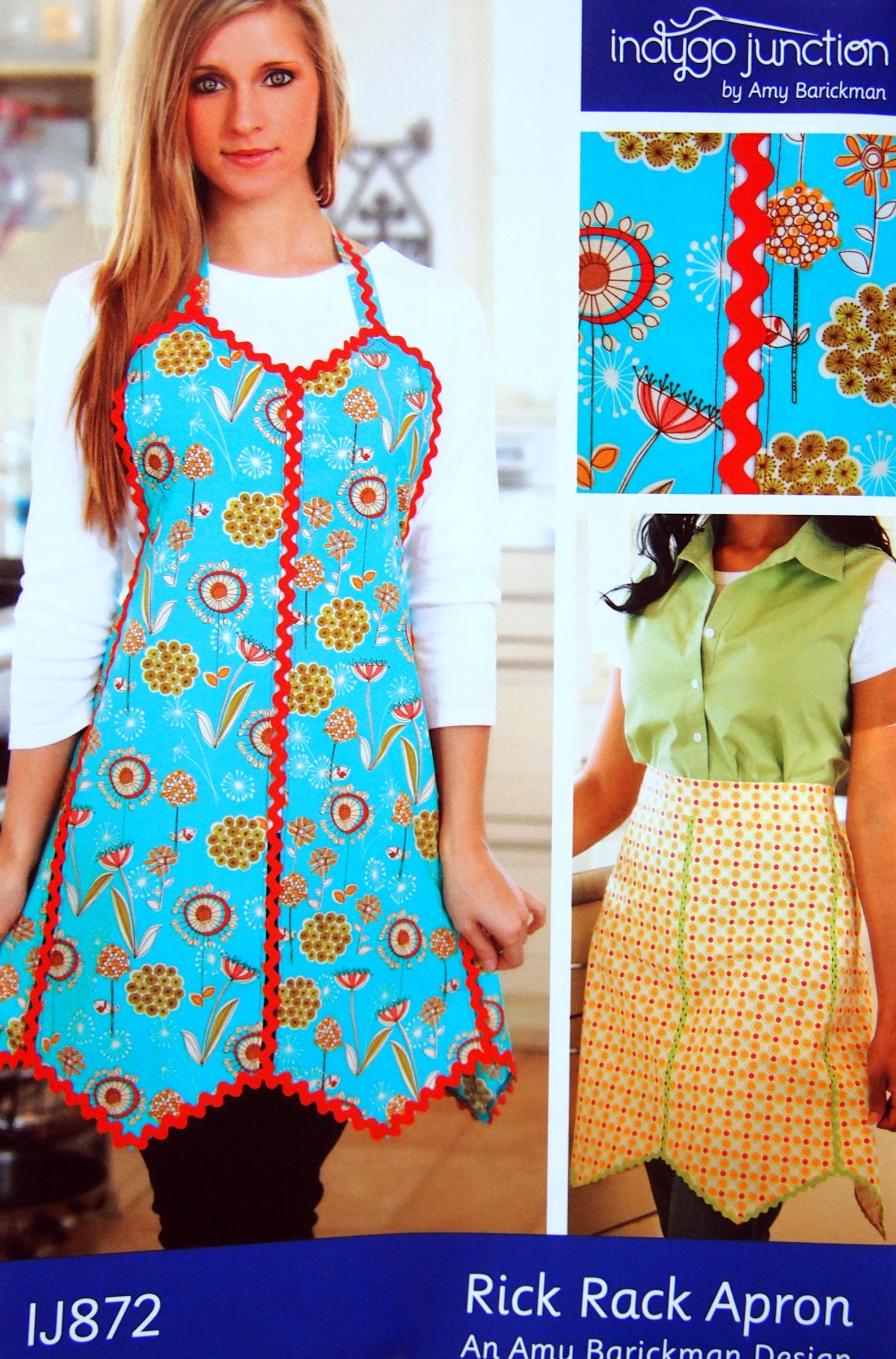 Rick Rack Apron IJ872 by Amy Barickman and Indygo Junction Sewing ...