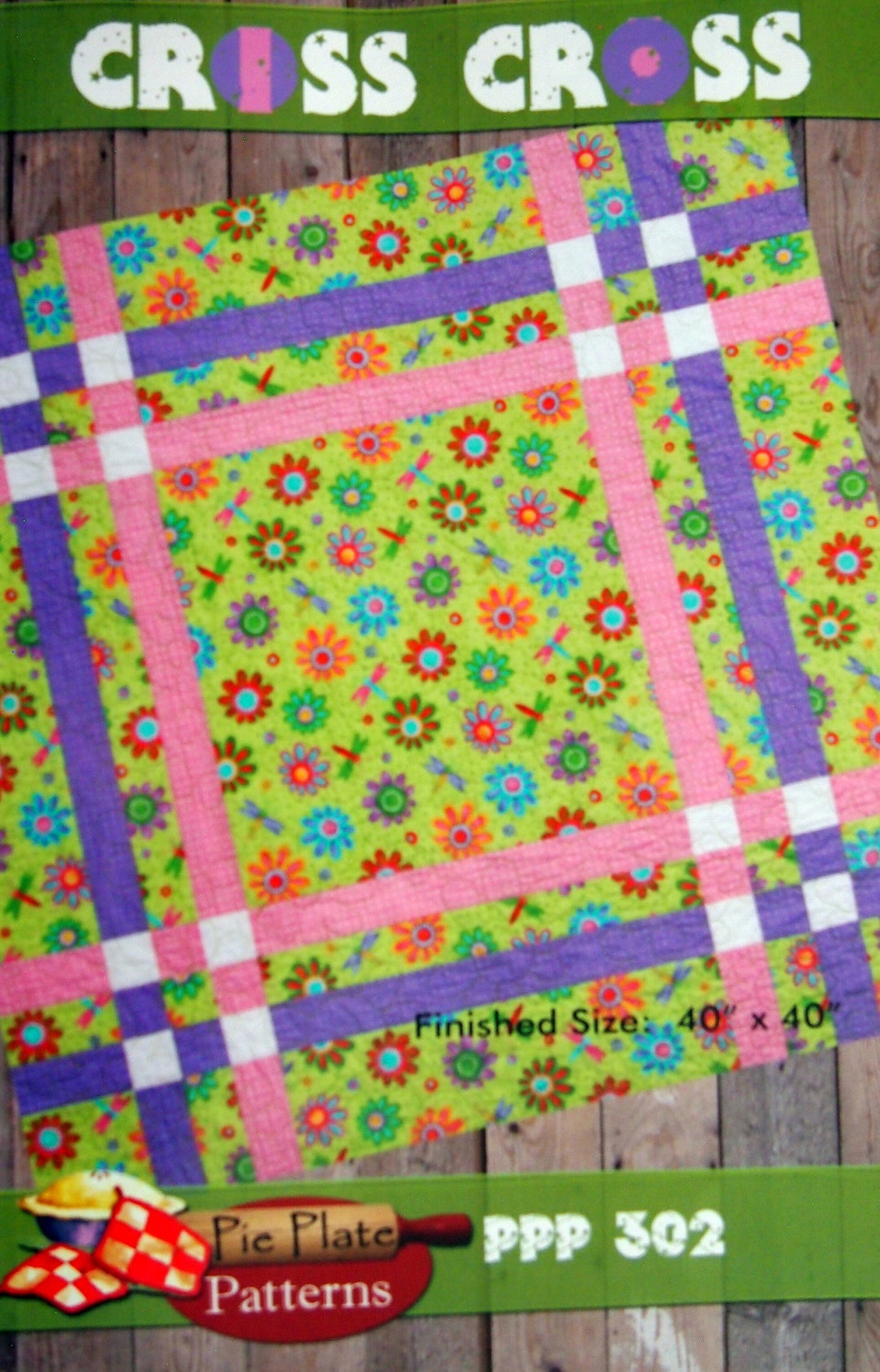 Criss Cross by Pie Plate Patterns Quilt Pattern Packet 2010 - Etsy