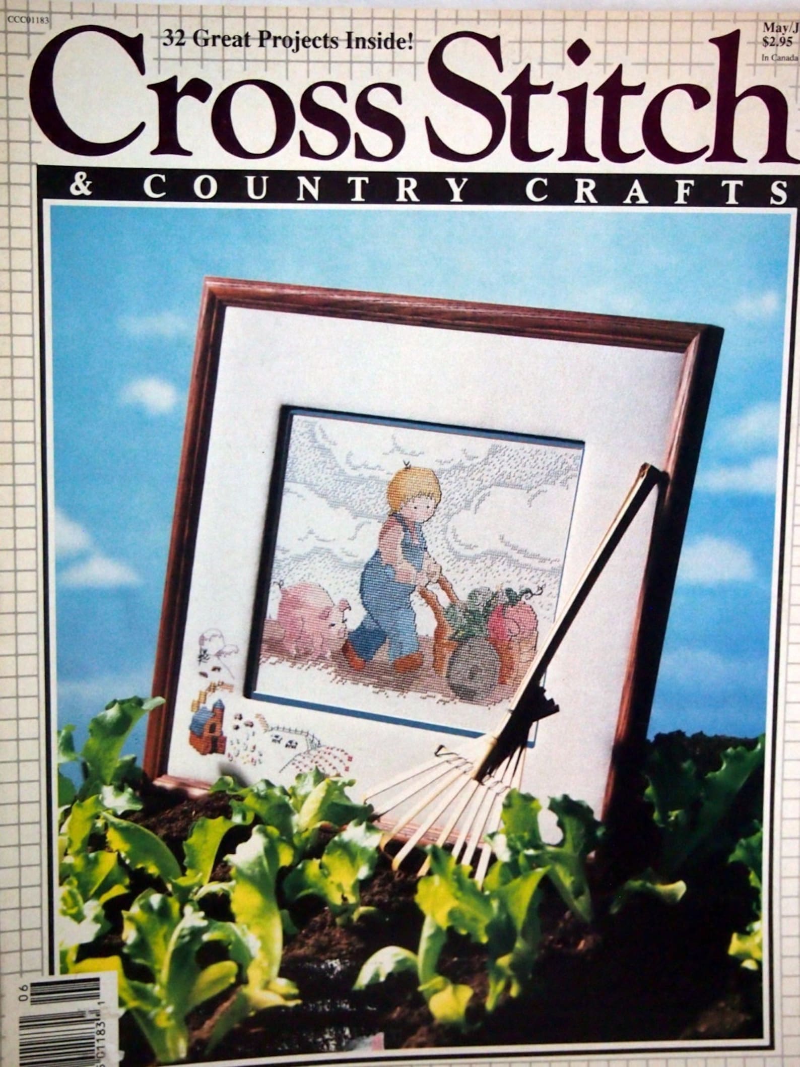 Cross Stitch and Country Crafts Cross Stitch Pattern Magazine - Etsy