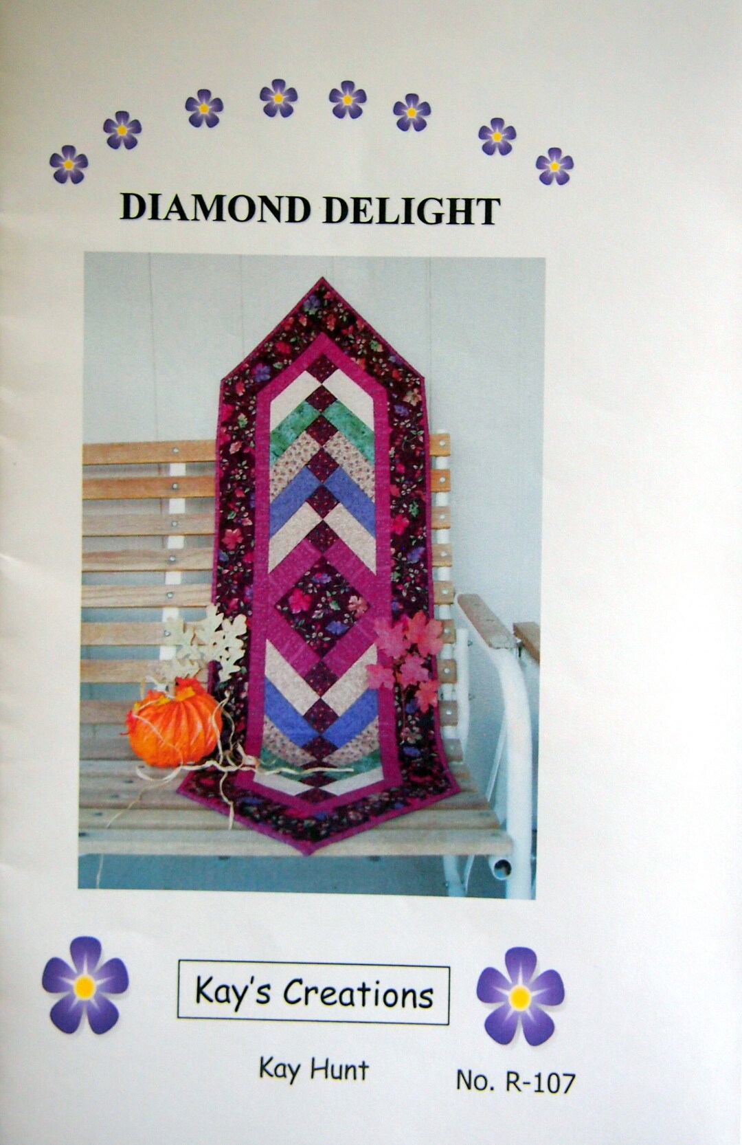 Diamond Delight by Kay Hunt and Kay's Creations Quilted Table Runner ...