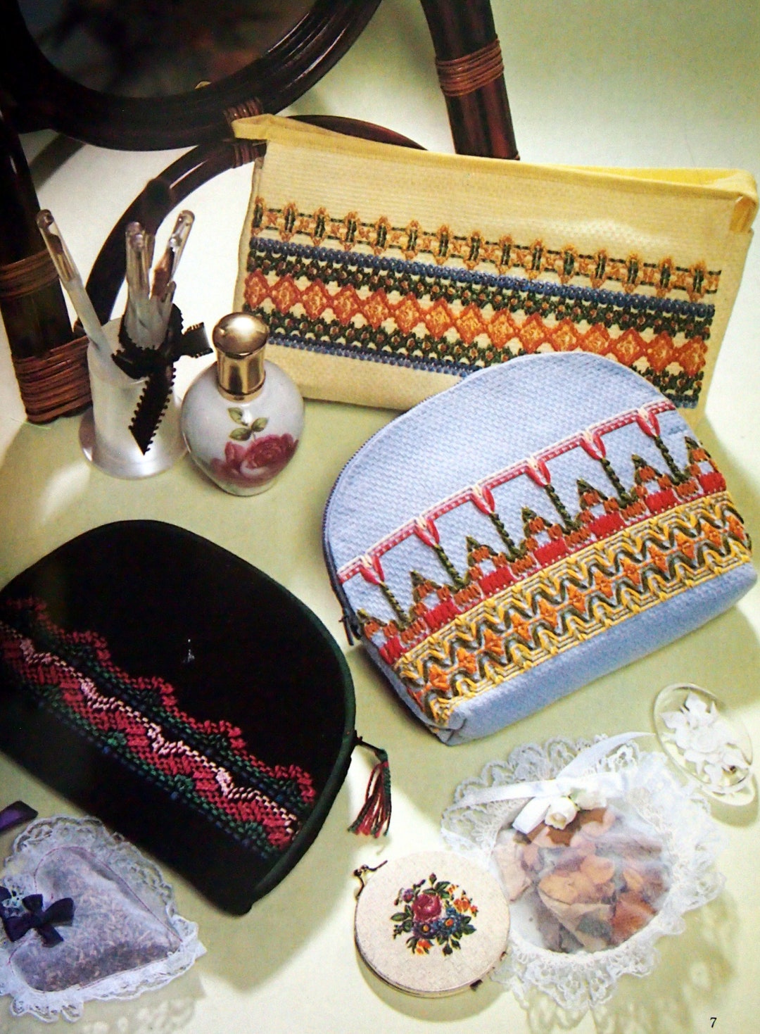 Huck Embroidery by Ondori Vintage Huck Embroidery Pattern Book 1982 - Etsy