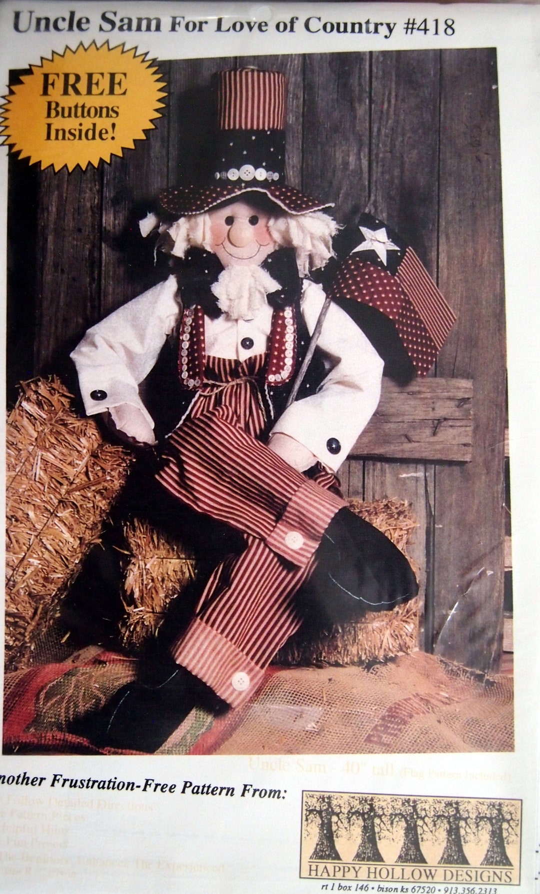 Uncle Sam for Love of Country #418 by Tamara Carlson and Happy Hollow ...