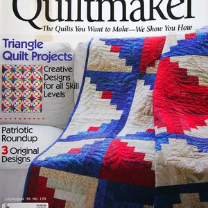 Quiltmaker Quilt Pattern Magazine July/august 2016 - Etsy