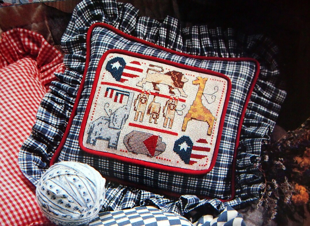 Country Stitch Vintage Cross Stitch Pattern Magazine July/august 1990 ...