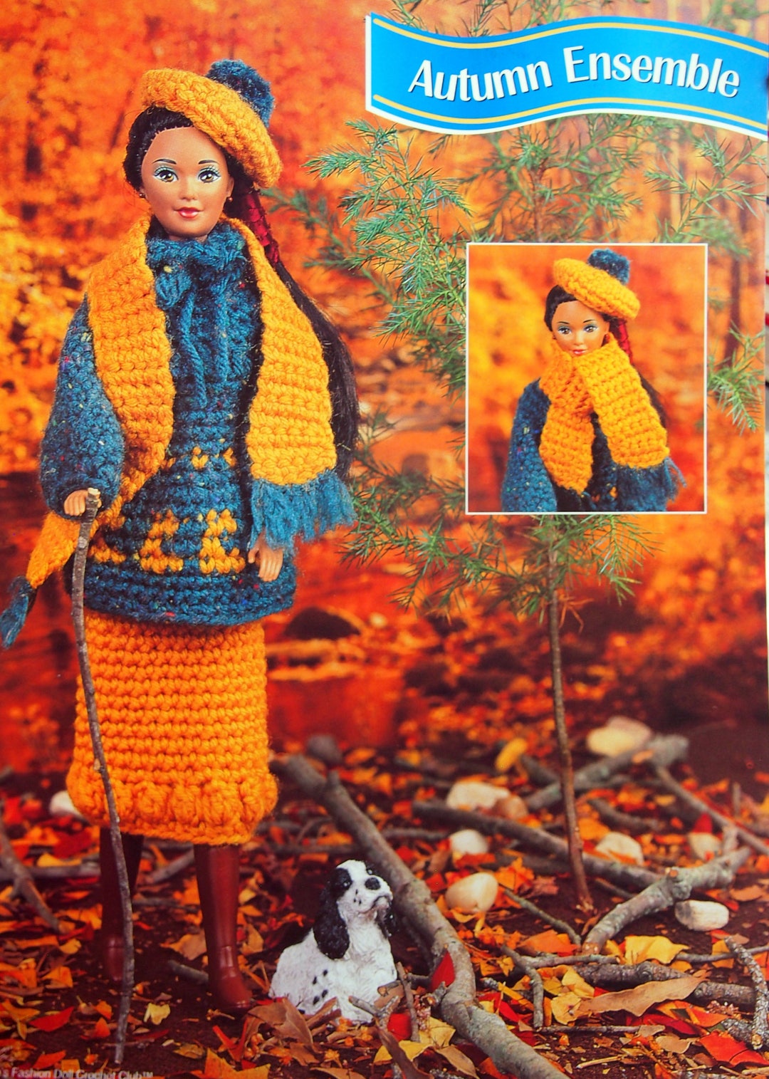 Autumn Ensemble by Claudine Wendt and Annie's Fashion Doll Crochet Club ...