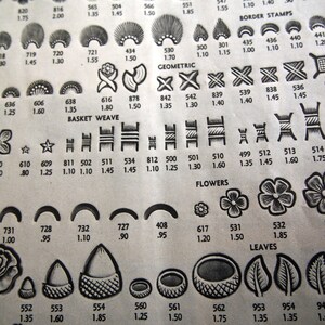 Lucky Seven Foto-carve Patterns by Craftool Co. Vintage Leathercraft ...