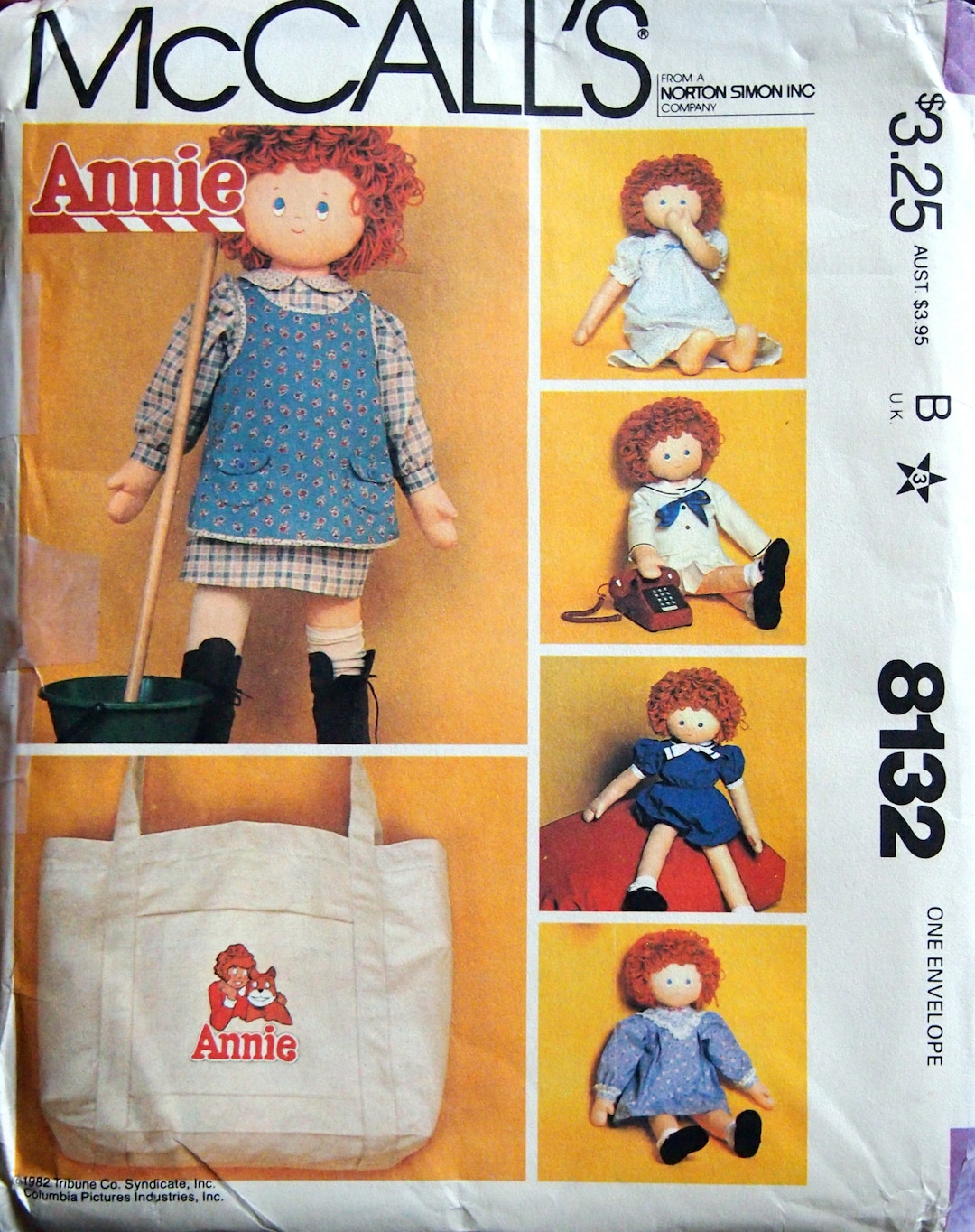 Annie Doll Clothes, Shoes and Tote Bag and Iron-on Transfer (annie Doll ...