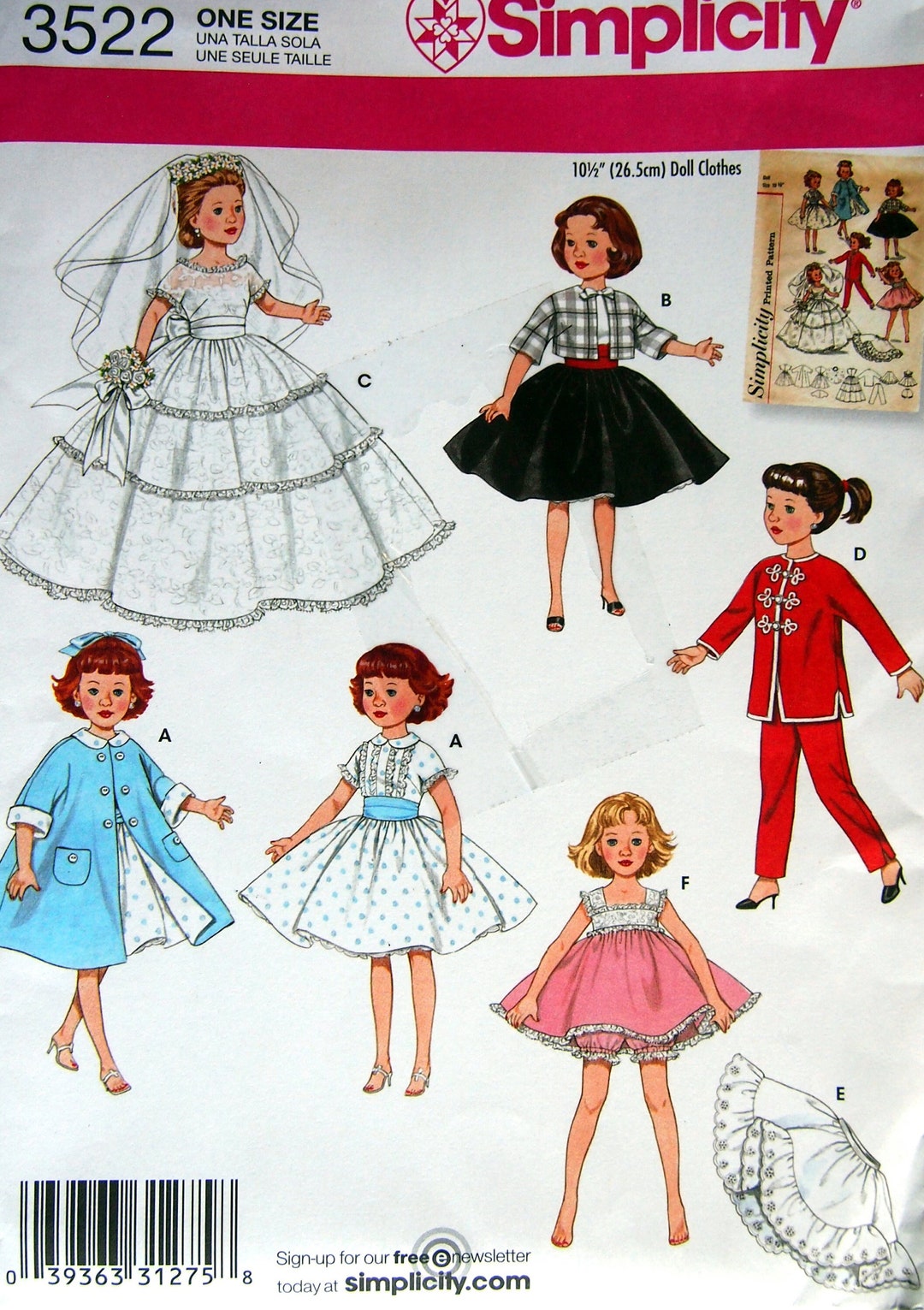 10-1/2-inch Clothes for Dolls Such as Little Miss Revlon and Miss ...