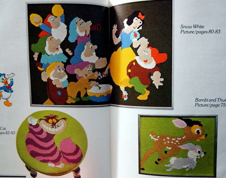 Walt Disney Characters Needlepoint Book by Lisbeth Perrone - Etsy