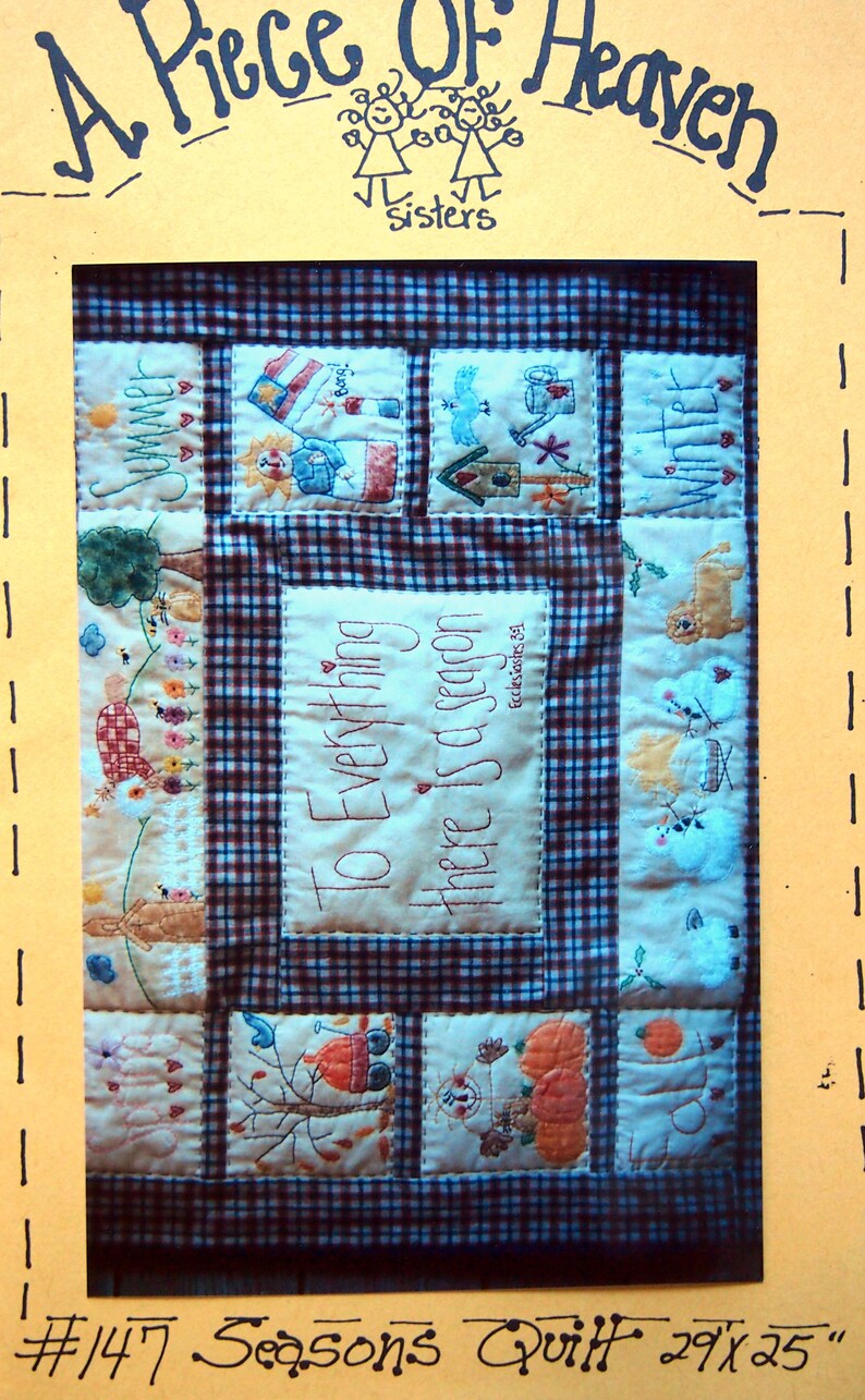 Seasons Quilt By Debbie Touchette Nancy Thiel And A Piece Of | Etsy