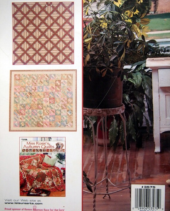 7 Projects By Carrie L Nelson Quilt Pattern Booklet 2003 Miss Rosie's ...