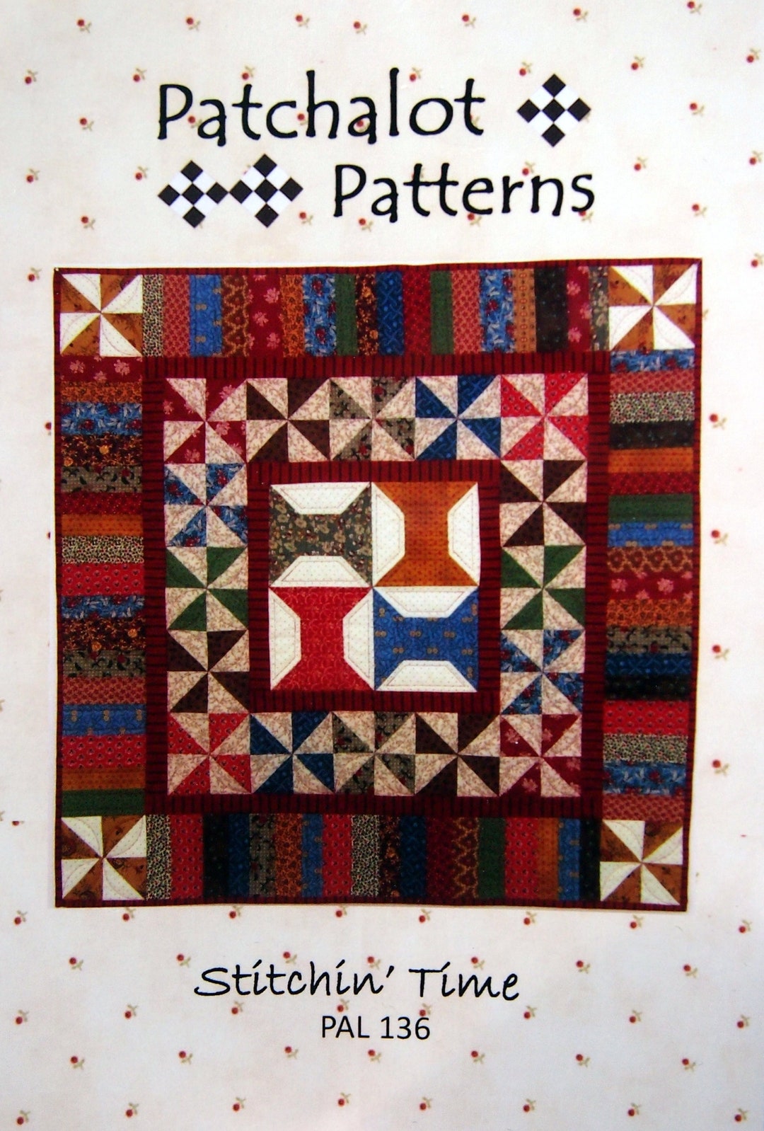 Stitchin' Time by Patchalot Patterns Wall Quilt Pattern Packet 2011 - Etsy