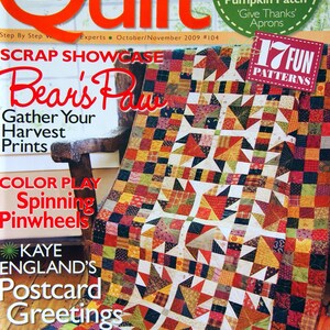 Quilt - America's #1 Quilting Magazine - Quilt Pattern Magazine October ...