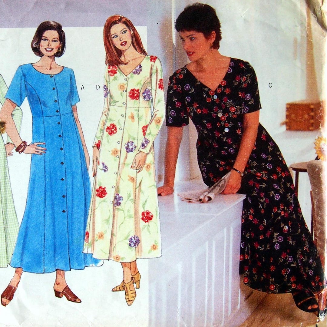 Women's/women's Petite Dress Size 18W, 20W, 22W, 24W Butterick Delta ...