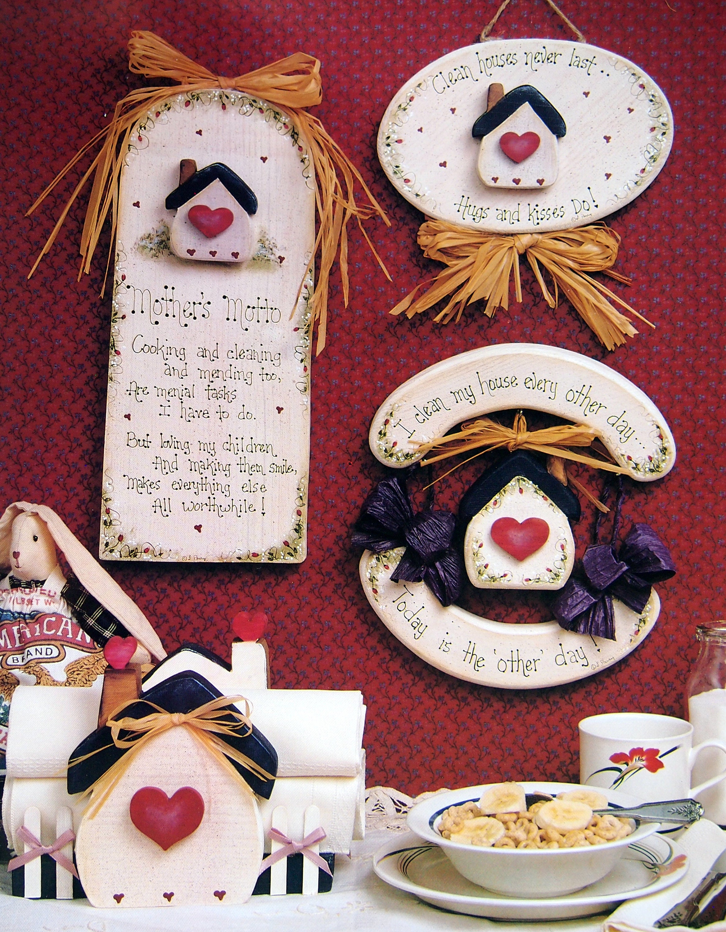 Off the Wall - Book #1 - Wooden Writes by Larae Parry Vintage Tole and ...