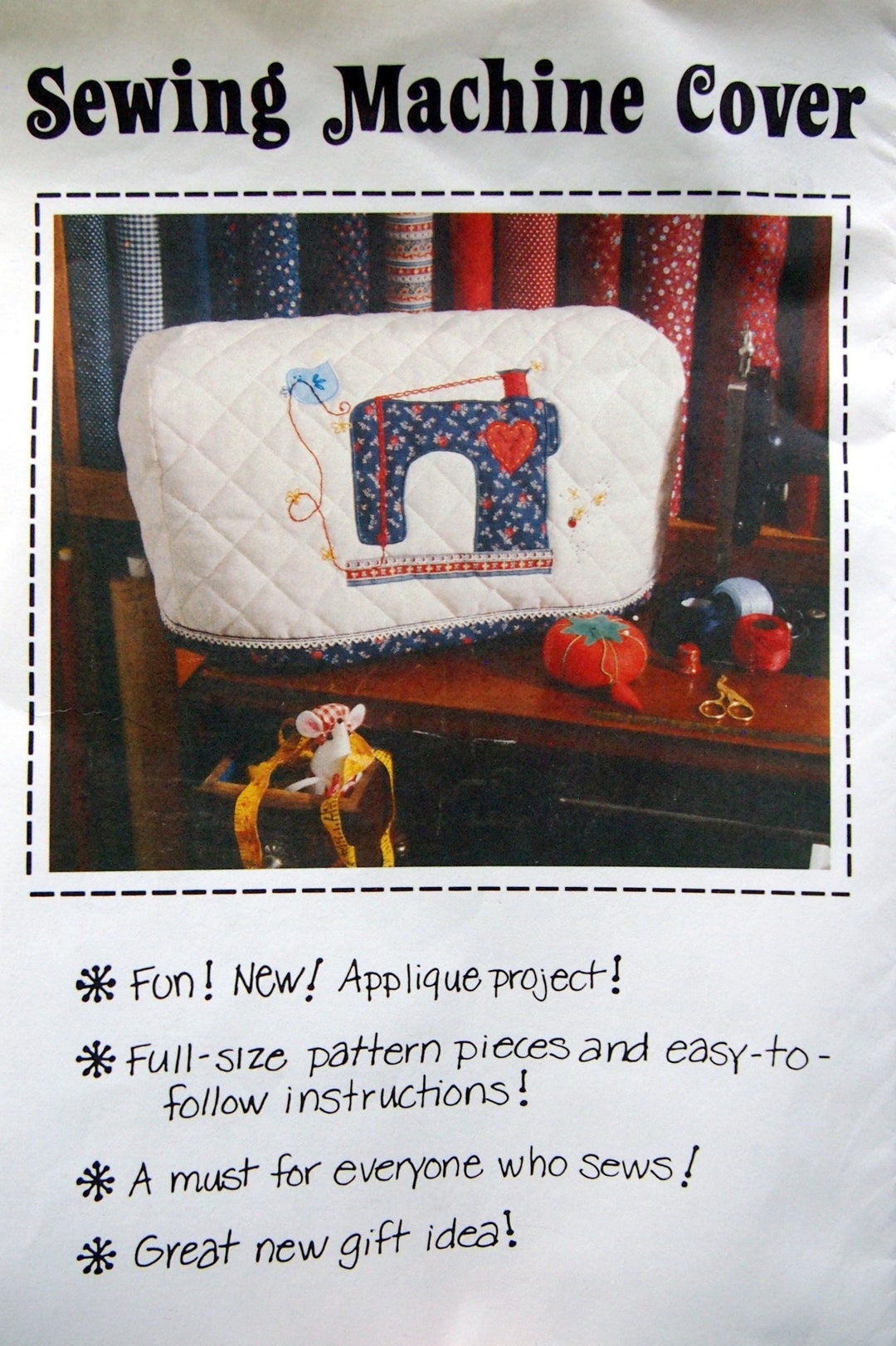 Sewing Machine Cover by June Williams and Patch Press Vintage Uncut ...