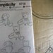 Stuffed Animals Simplicity 8716 Uncut Sewing Pattern 2018 - Etsy