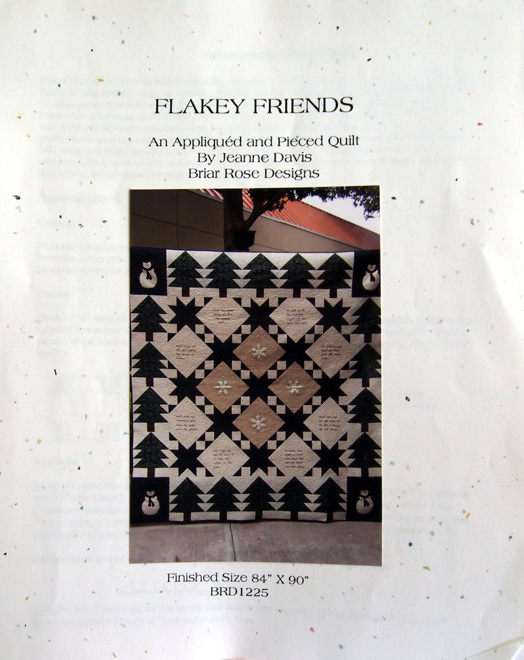 Flakey Friends - an Appliqued and Pieced Quilt by Jeanne Davis and ...