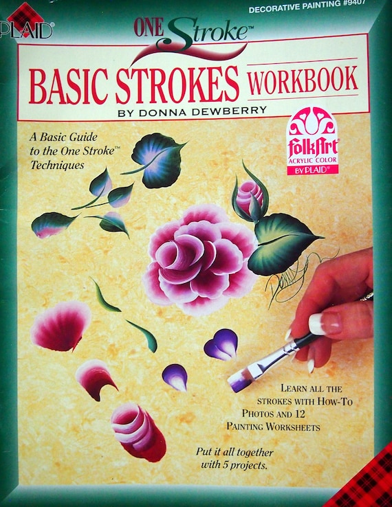 One Stroke Painting Worksheets