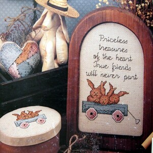 Country Friends - Five Designs by Jane Hunt Vintage Cross Stitch ...