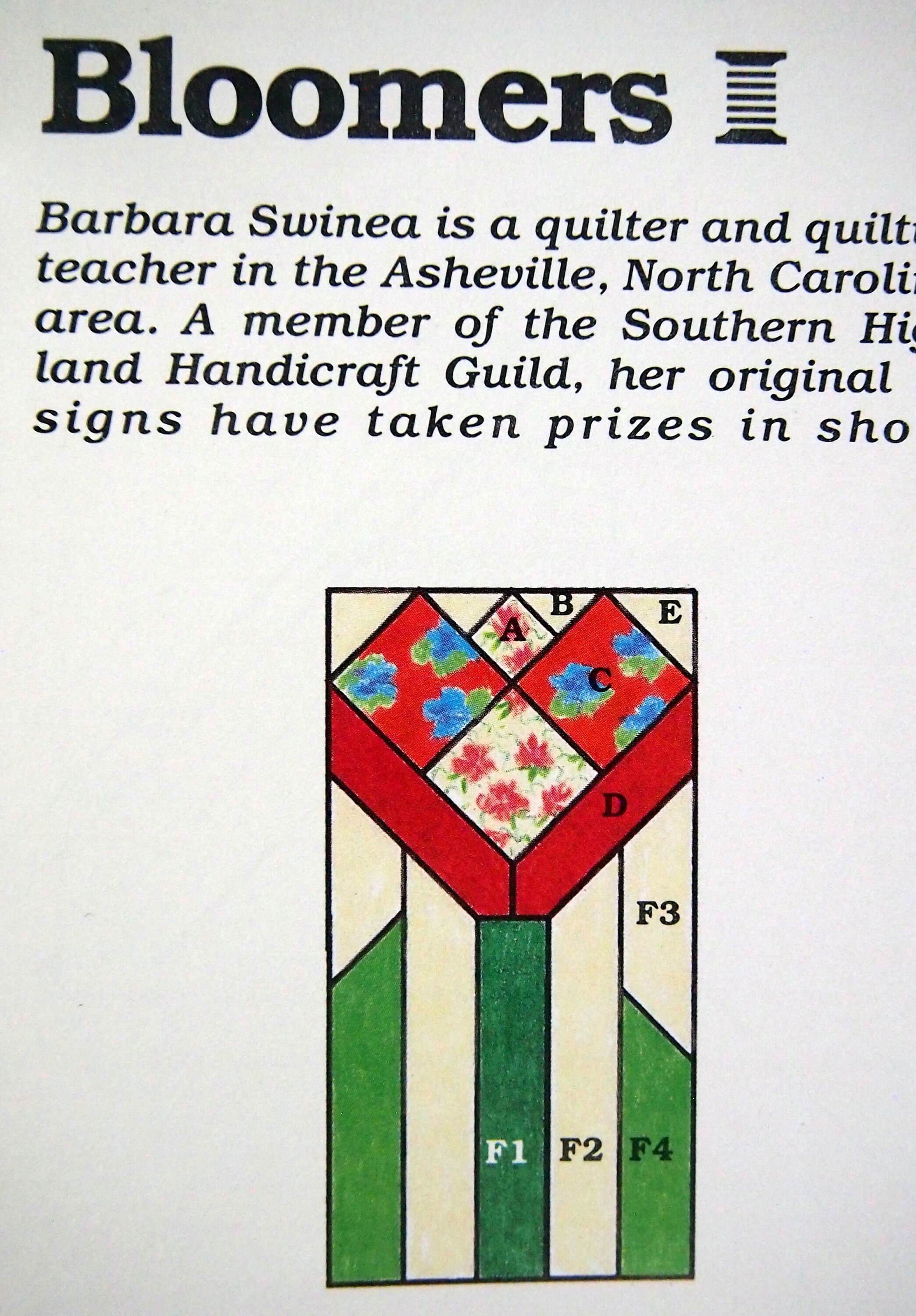 Bloomers (with Template) by Barbara Swinea and Spinning Spools Vintage ...