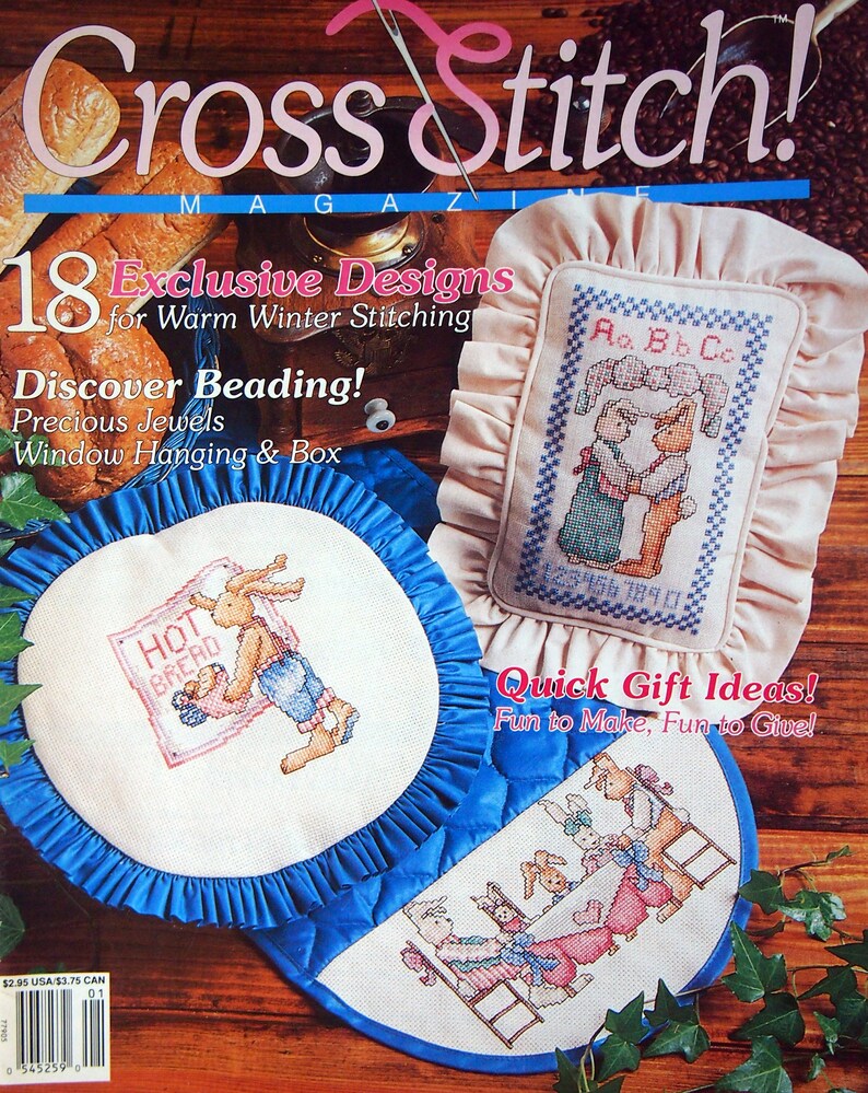 Cross Stitch Magazine Vintage Cross Stitch Pattern Magazine - Etsy