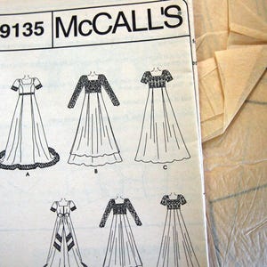 Misses' Bridal Gown and Bridesmaid Dress Size 18, 20, 22 Mccall's Alicyn 9135 Vintage Uncut ...