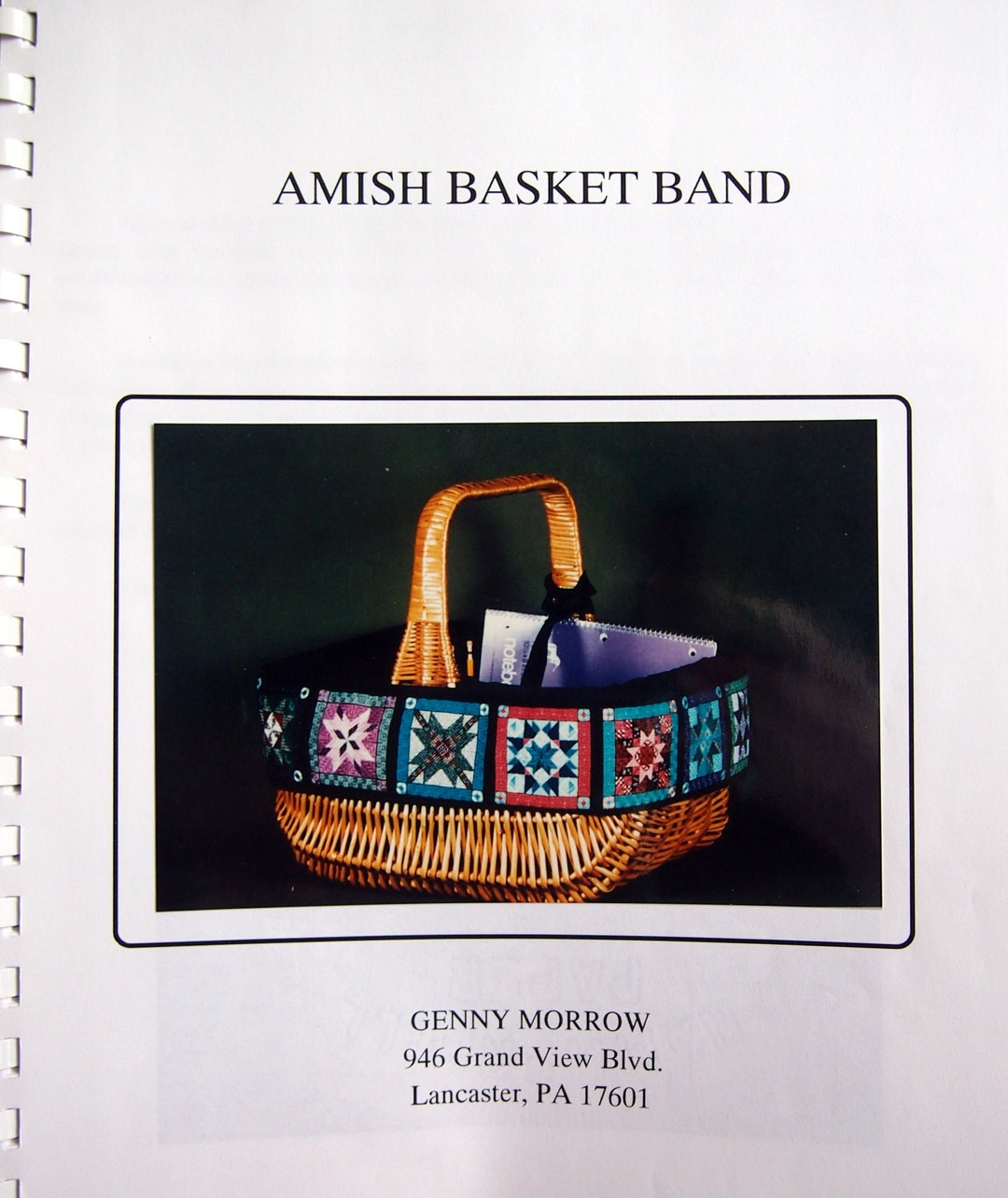 Amish Basket Band by Genny Morrow Vintage Spiral-bound Needlepoint ...