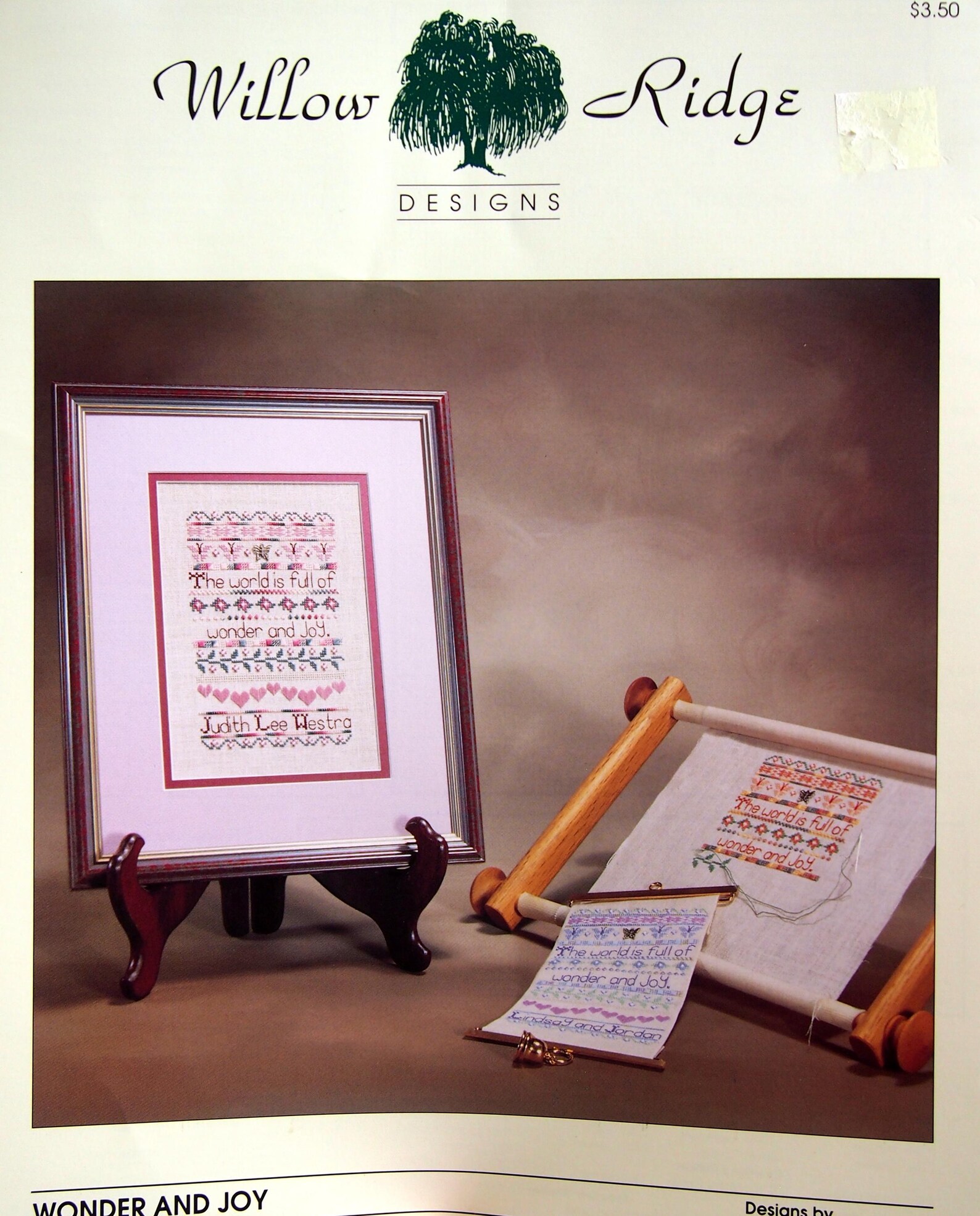 Wonder and Joy by Judy Westra and Willow Ridge Designs Vintage Counted Cross Stitch Pattern Page ...