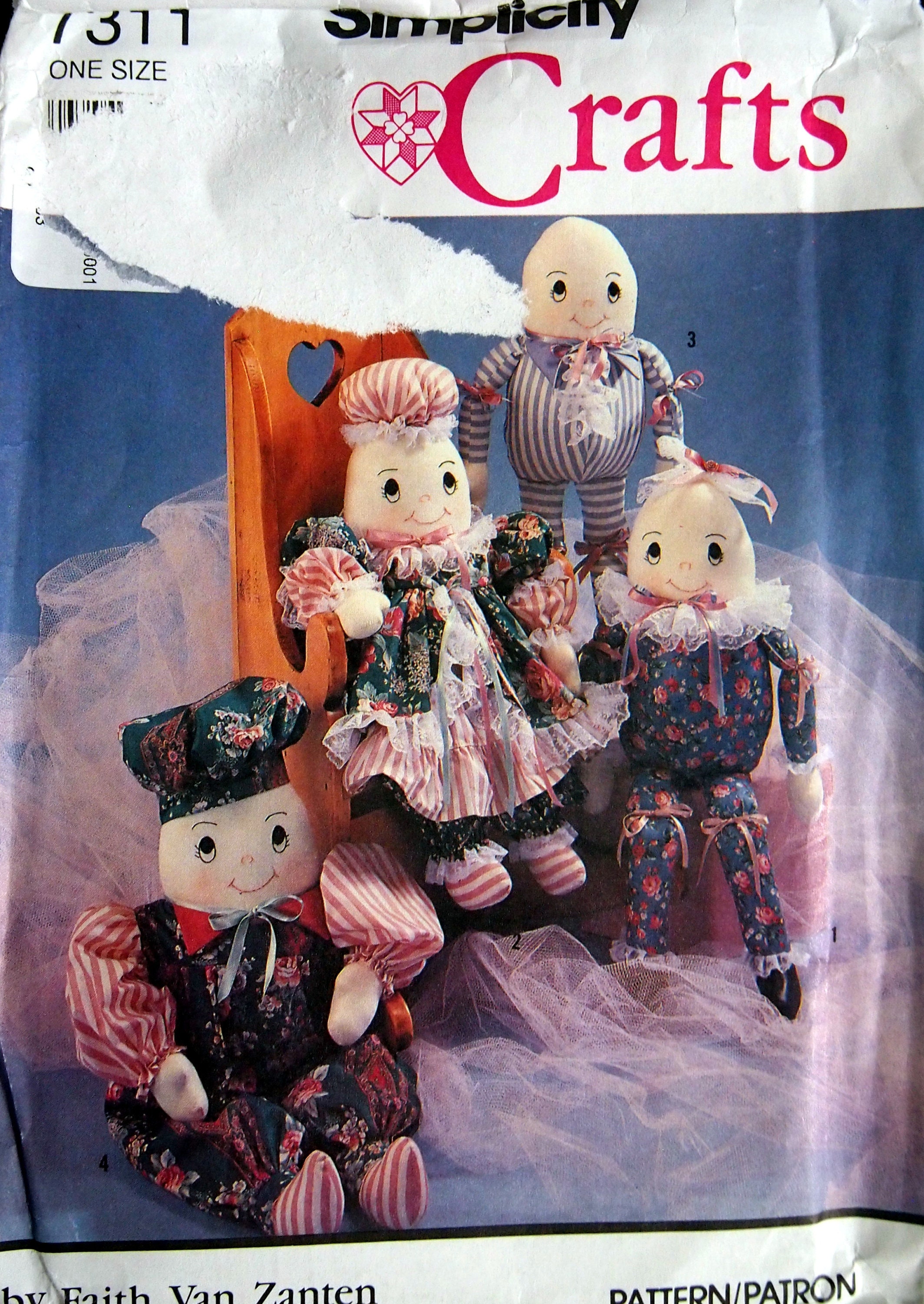 Doll Making Doll Clothes Patterns Home & Hobby Stuffed Egghead Dolls ...