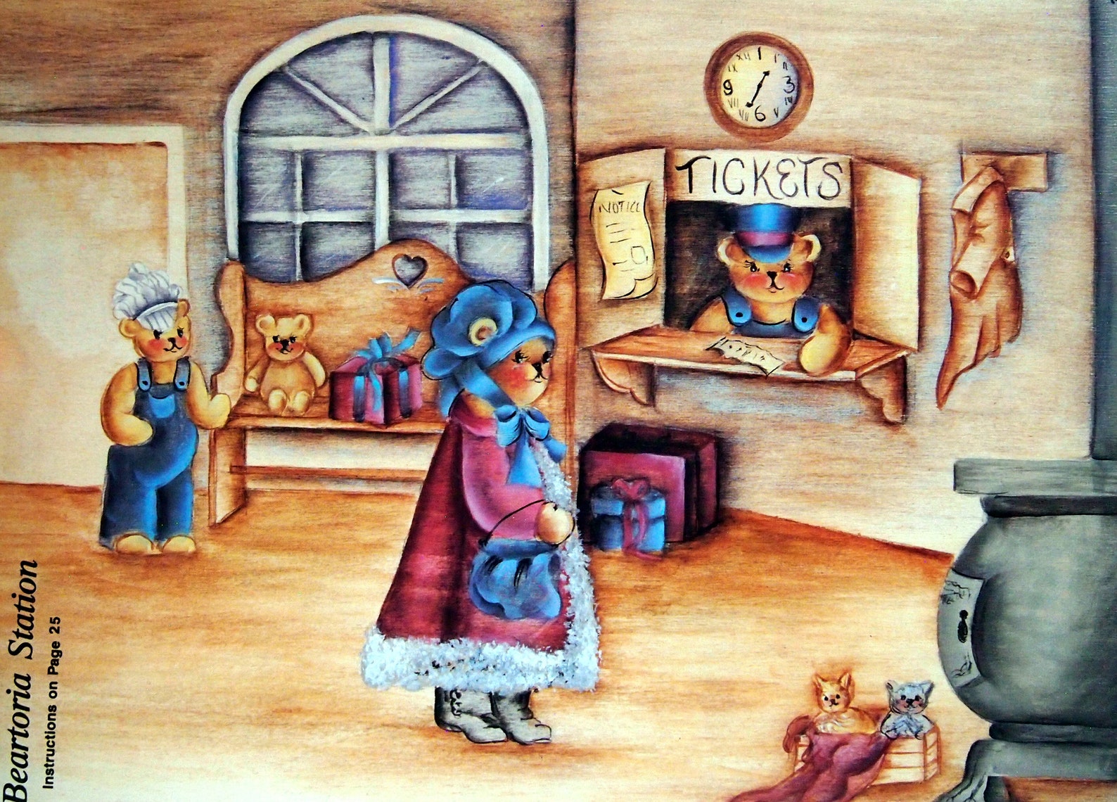 Victoria Bear Station - 21 Adorable Projects to Paint for Home Decor by ...