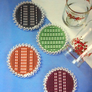 Plastic Canvas Lacing by Claire Lavin Vintage Plastic Canvas Pattern ...