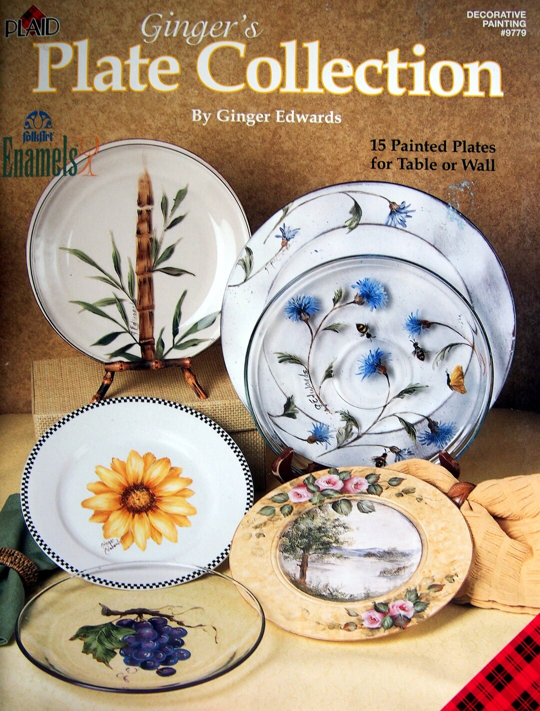 Ginger's Plate Collection by Ginger Edwards Tole and Decorative Painting Pattern Book 2004 - Etsy