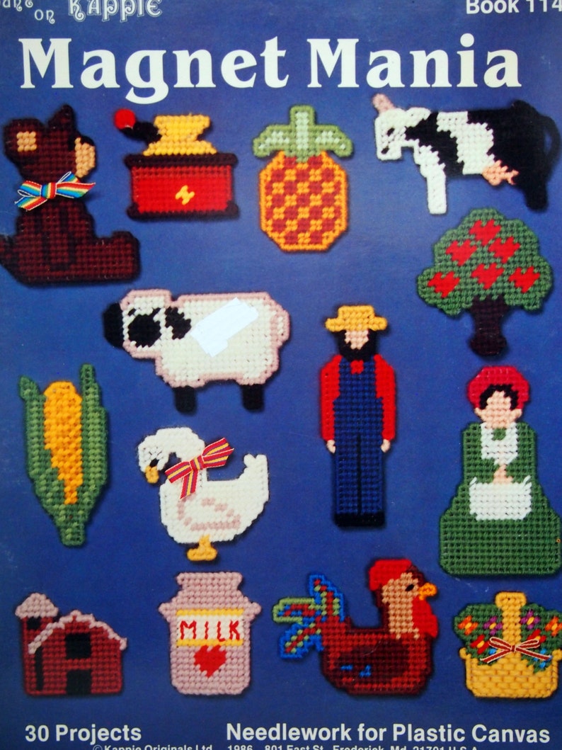 Magnet Mania Book 114 by Kappie Originals Vintage Plastic - Etsy